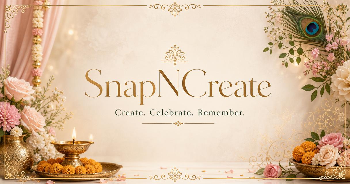 SnapNCreate — Premium Event Decor & Custom Backdrops | India